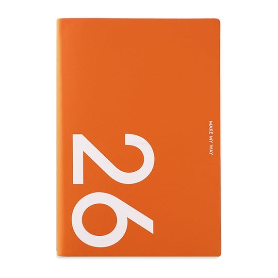 2026 Weekly Monthly Planner Dated Page PU Leather Academic Planner ...