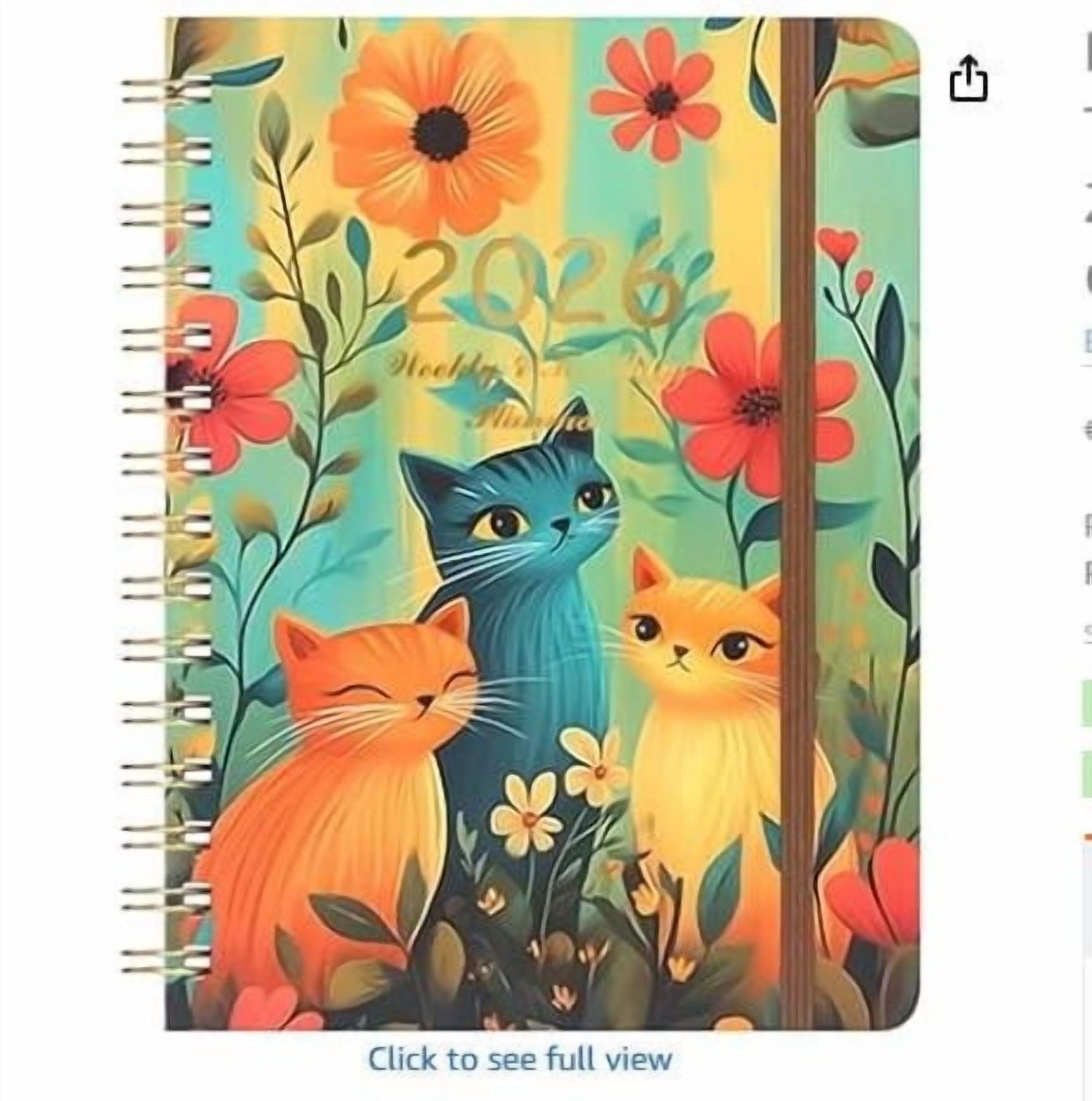 2026 Weekly And Monthly Planner (Jan-Dec), Premium Paper Double Coil ...