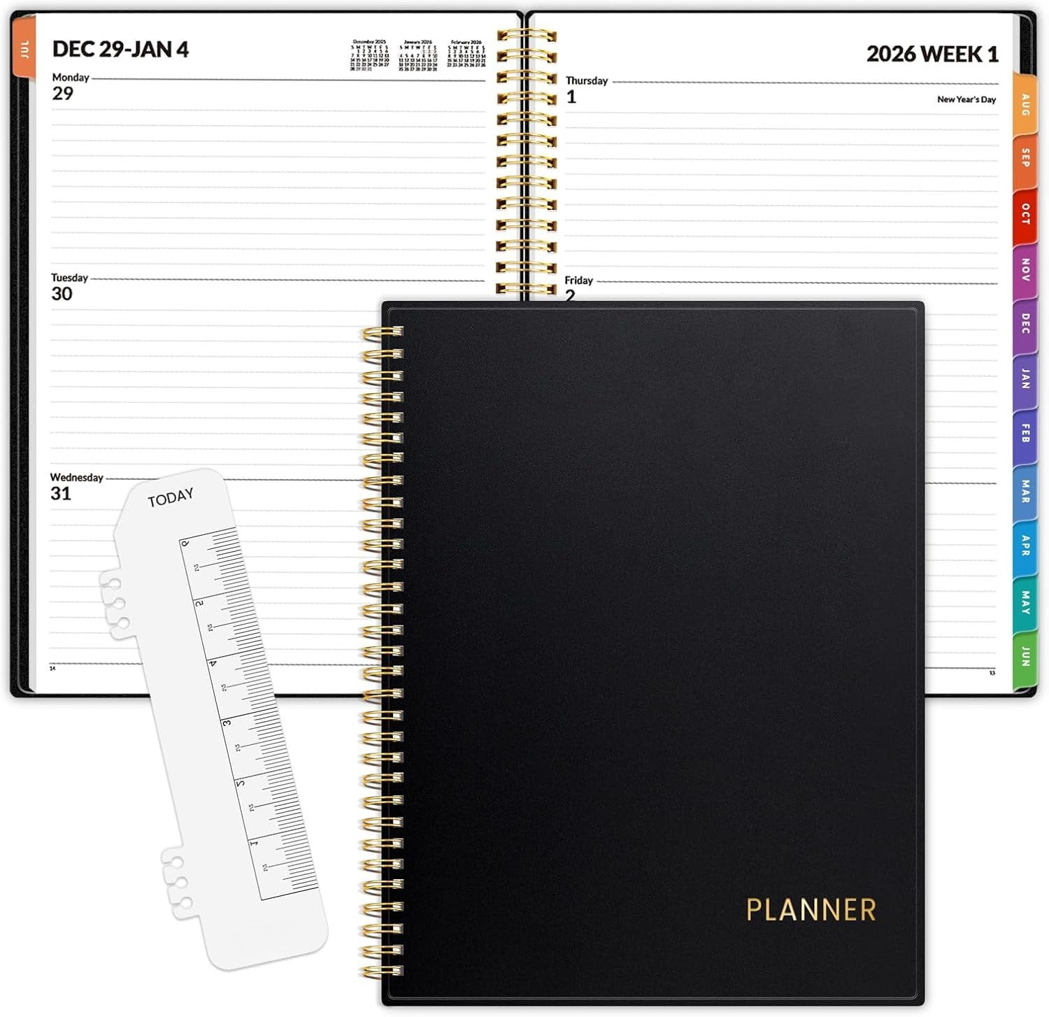 2026 Weekly and Monthly Planner - from January 2026 - December 2026 ...