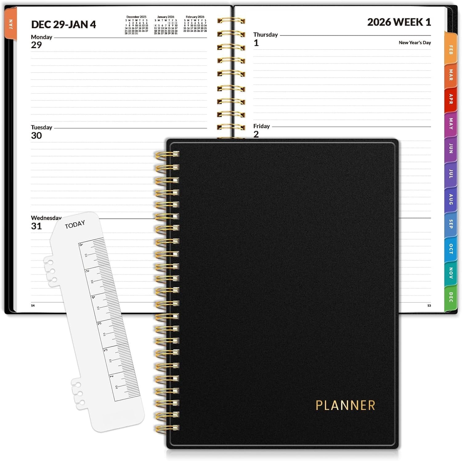 2026 Weekly and Monthly Planner - from January 2026 - December 2026 ...