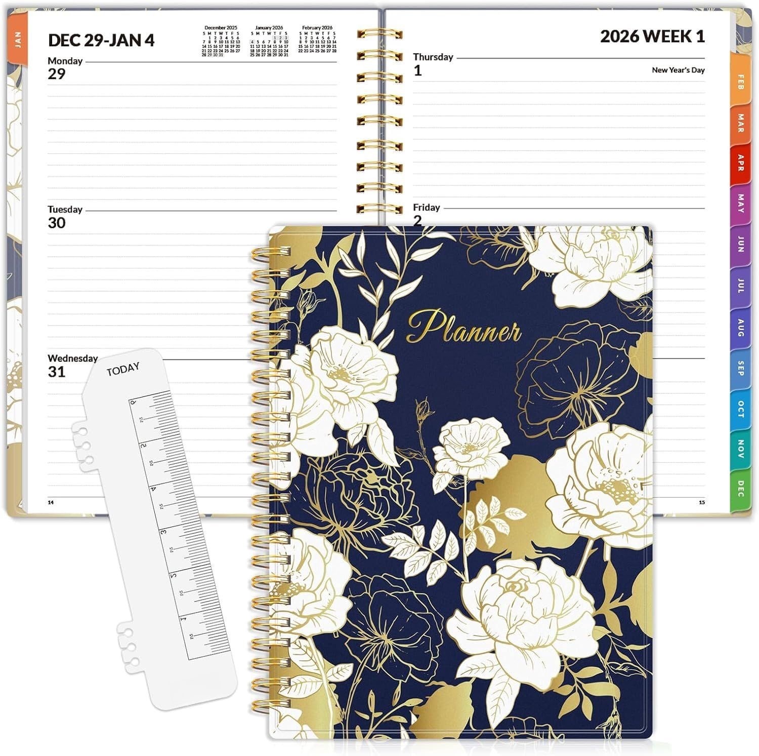 2026 Weekly and Monthly Planner - from January 2026 - December 2026 ...