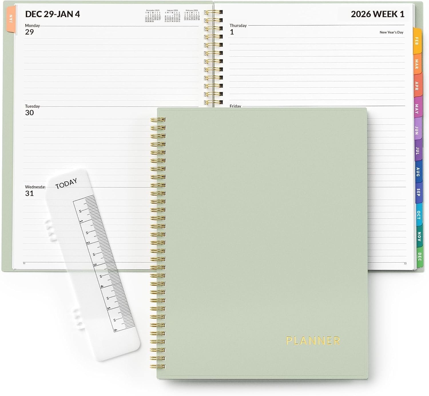 2026 Weekly and Monthly Planner - from January 2026 - December 2026 ...