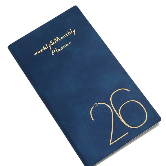 2026 Weekly Monthly Planner Notebook 120 Pages Lined Dated Pocket Size ...
