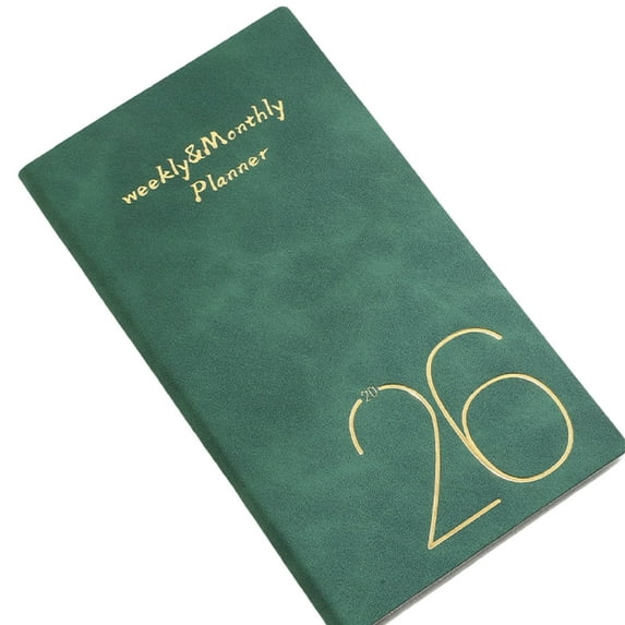 2026 Weekly Monthly Planner Notebook 120 Pages Lined Dated Pocket Size ...