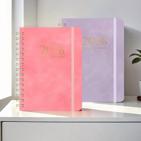 2026 Weekly Monthly Planner with Twin Binding – Durable Cover, Time ...
