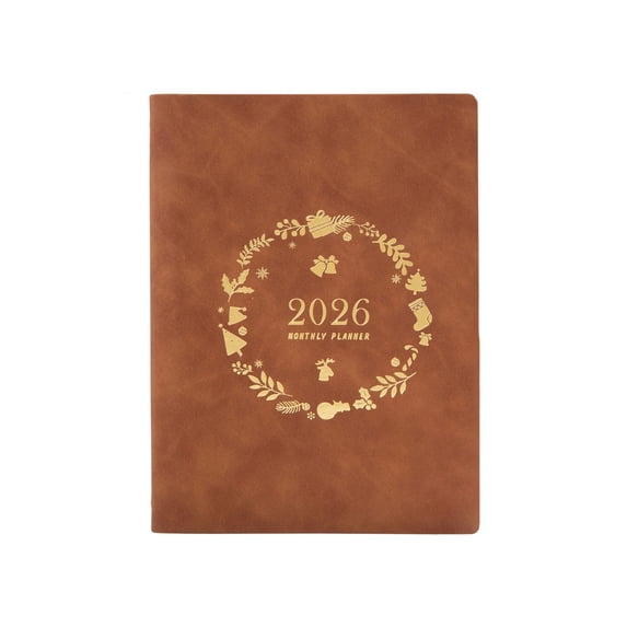 2026 Weekly Planner Refillable 6 Rings Leather Binder Journal Notebook ...