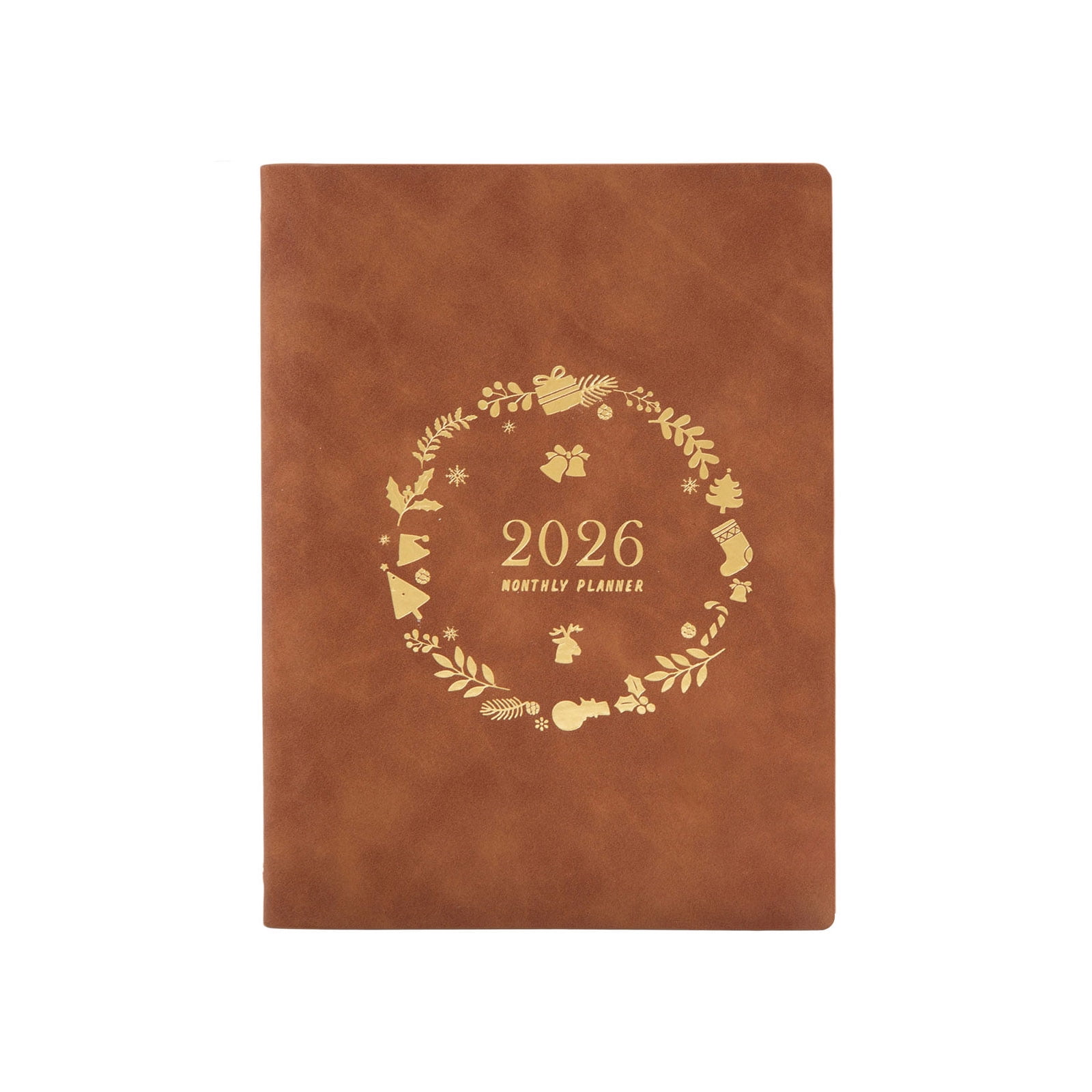 2026 Weekly Planner with Refillable 6 Rings Leather Binder Cover and ...