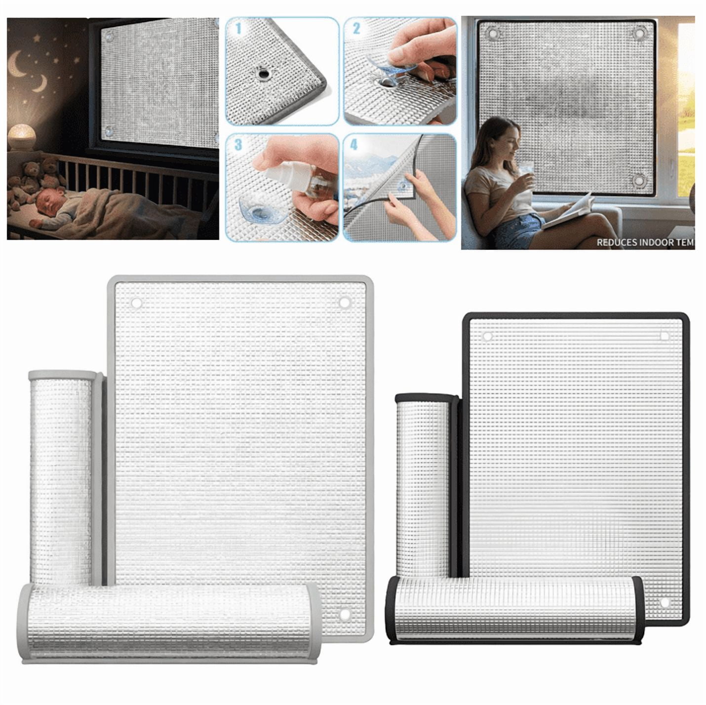 2026 Window Sun Protection Privacy Film, Aluminum Foil Blackout Window ...