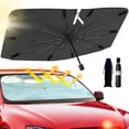 2026 Windshield Sun Shade Umbrella, Foldable Car Umbrella Sunshade with ...