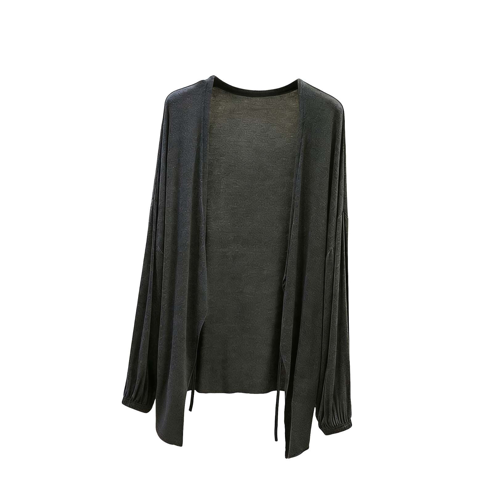 2026 Women's Summer Cardigans Lightwight Fashion Long Sleeve V-Neck ...