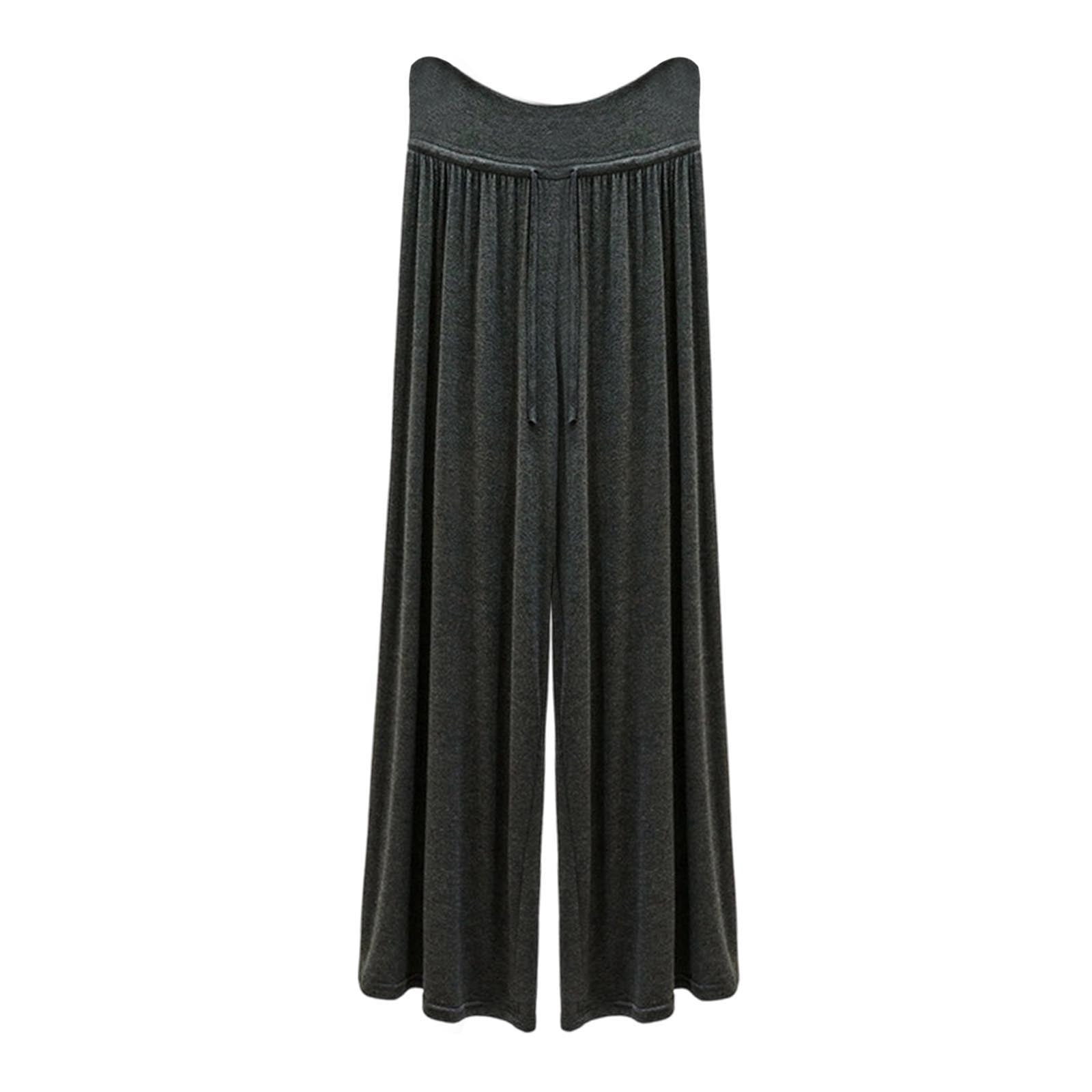 2026 Womens Plus Size Pants Drawstring Draping Feeling Casual Loose ...
