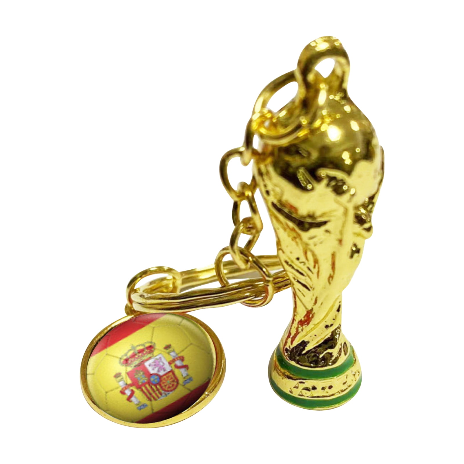 2026 World Cup Flag Trophy Keychain, 3D Soccer Pendant Car Key ...
