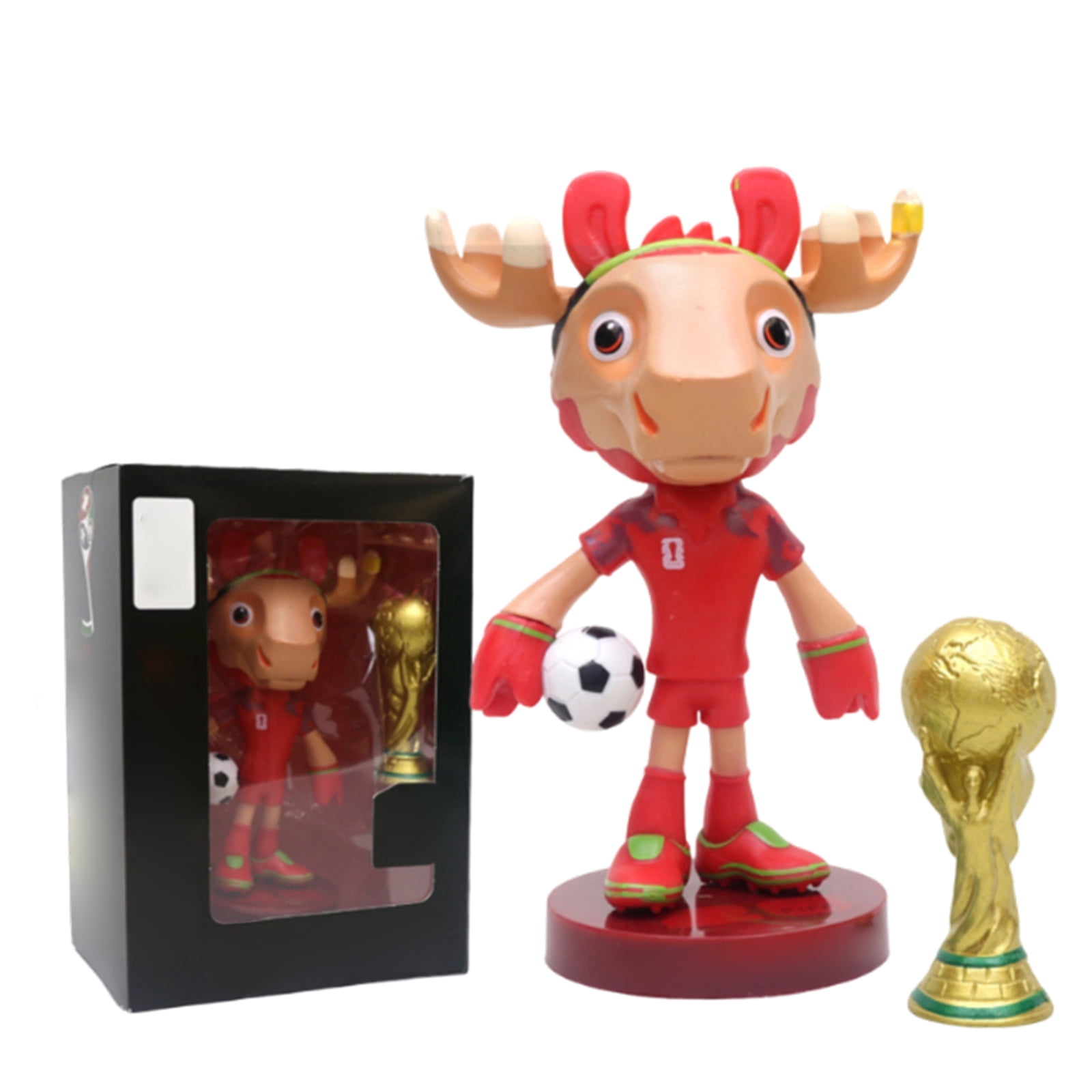 2026 World Cup Mascot Mini Trophy Figurine Ornaments, Fifa World Cup ...