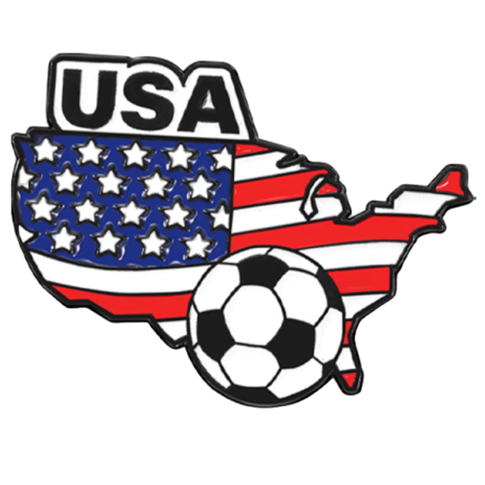 2026 World Cup Soccer Fan Badge Brooch, One Size Commemorative ...