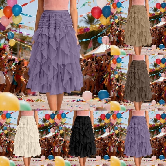 2026 World Cup fans Long Tutu Tulle Skirt Elastic Waist for Mardi Gras ...