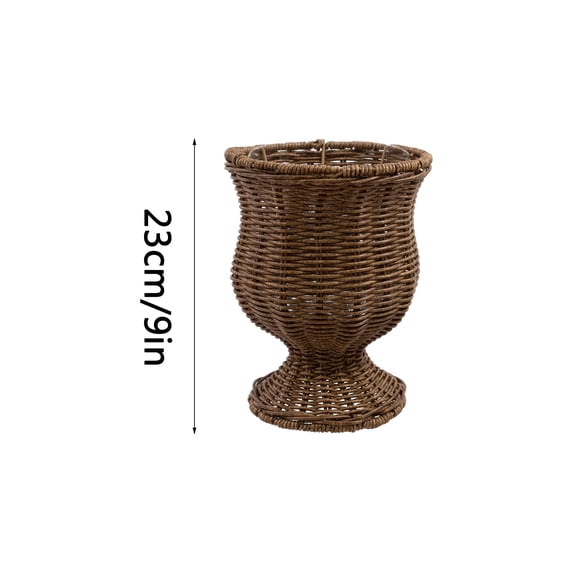 2026 Woven Urn Planter Easter Decor Outdoor Indoor Wicker Style Flower ...