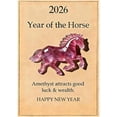 2026 Year of The Horse: Lucky Crystal Figurine — Symbol of Health ...