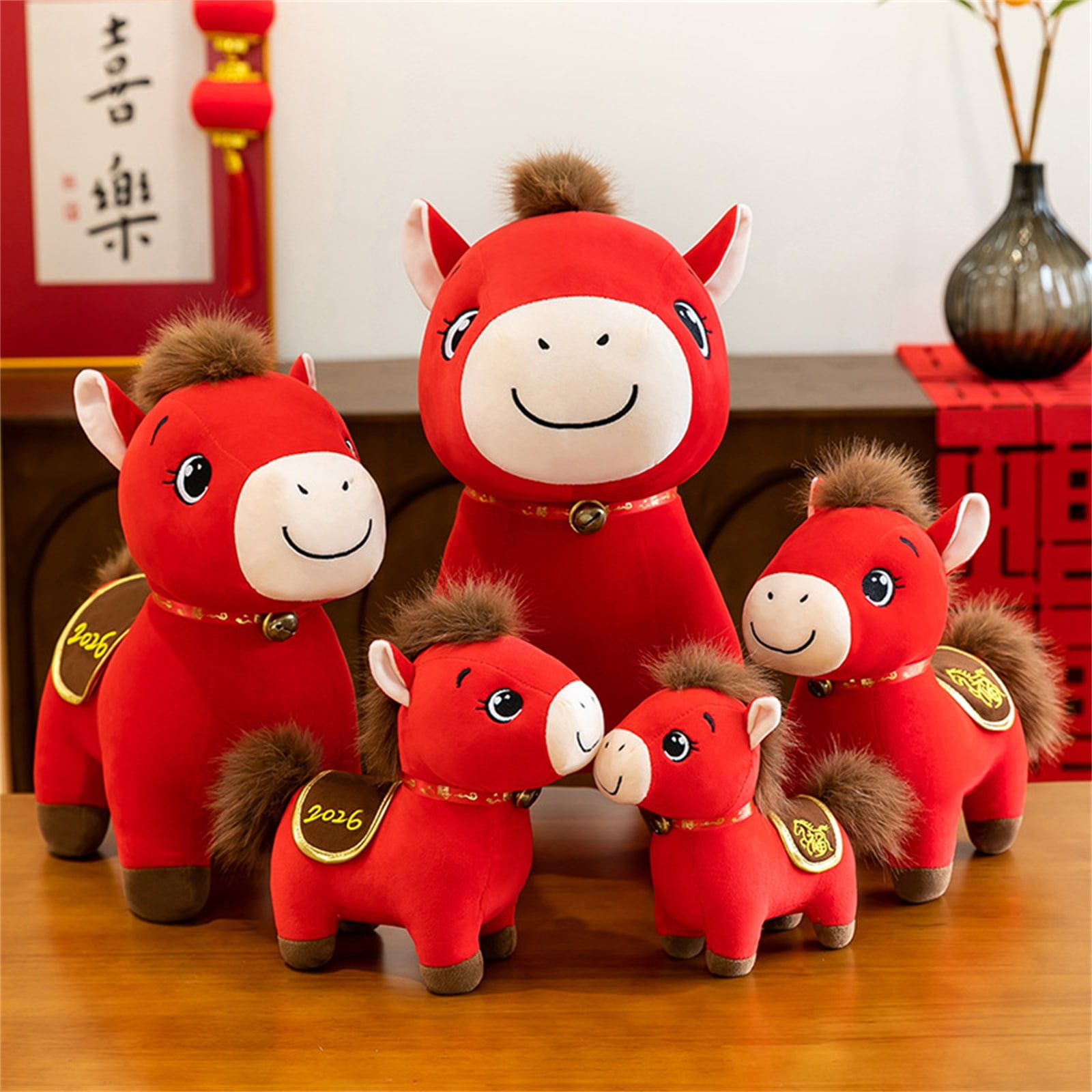 2026 Year of The Horse Plush Toy of Zodiac Horse Plushies, 11.8in ...