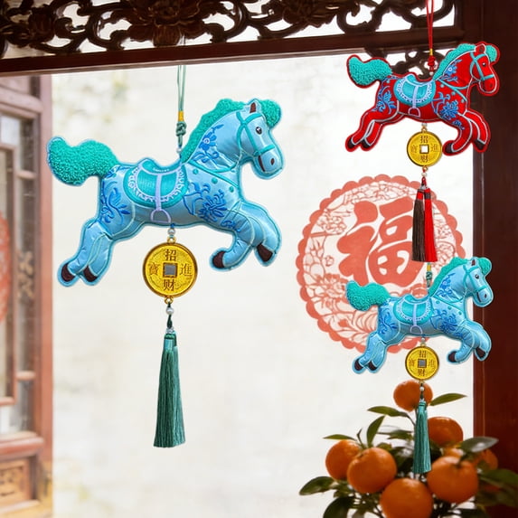 2026 Year of The Horse Sachet Hanging Decoration - Large Pendant for ...