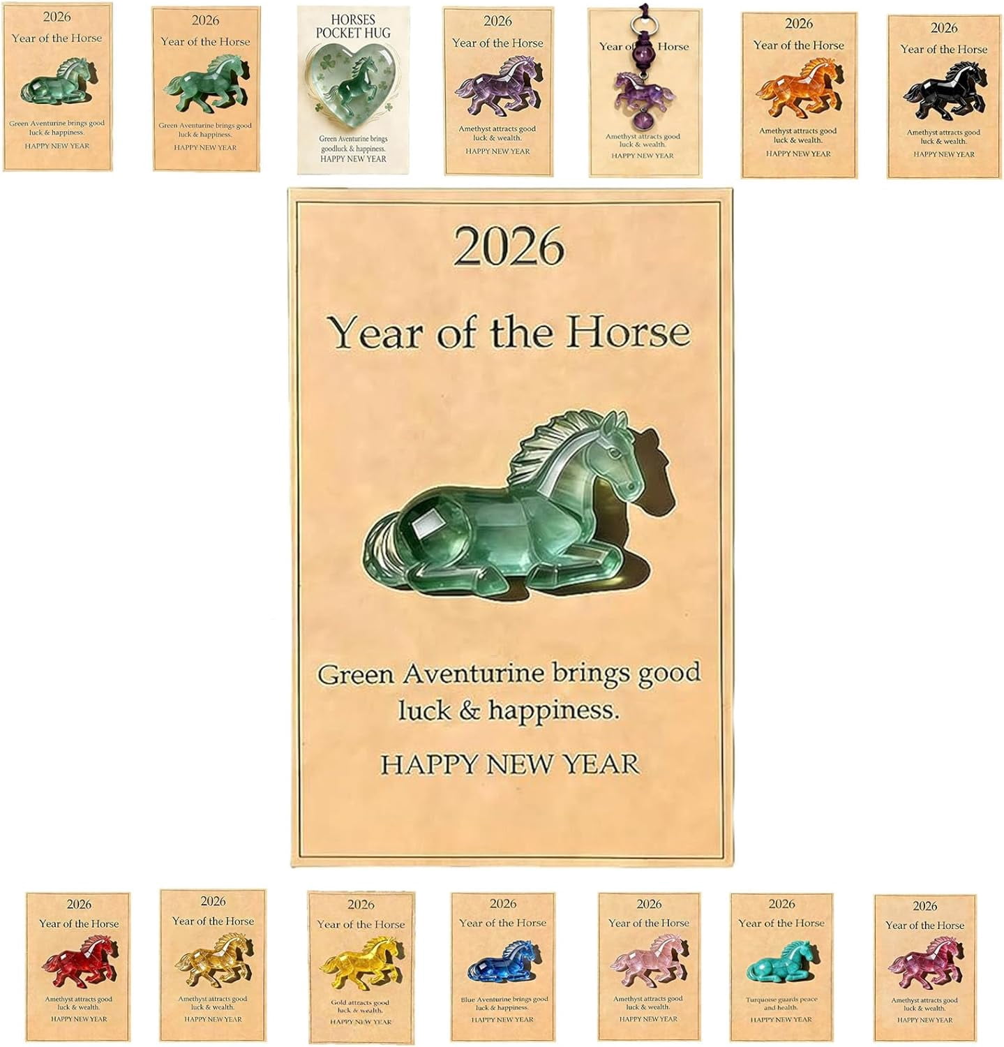2026 Year of The Horse: Turquoise Guardian — Symbol of Health & Smooth ...