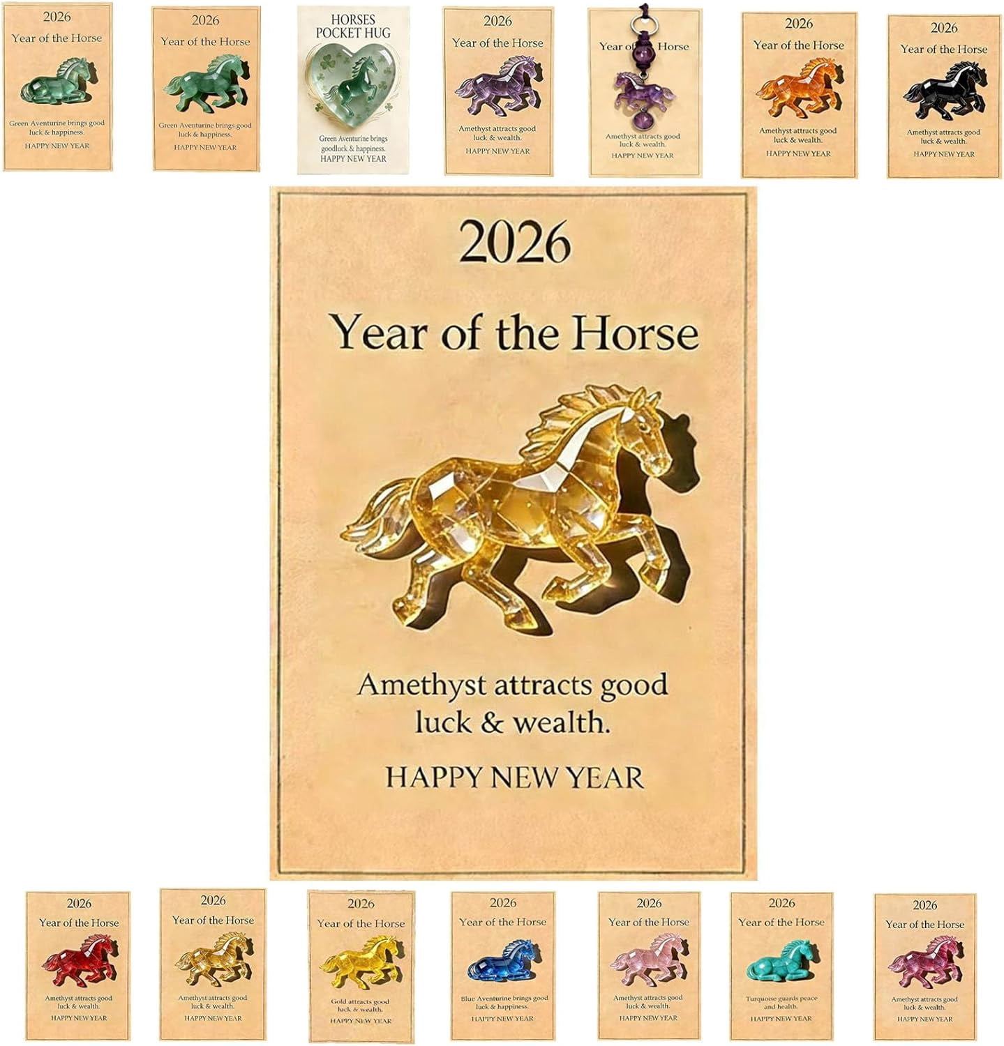 2026 Year of The Horse: Turquoise Guardian — Symbol of Health & Smooth ...