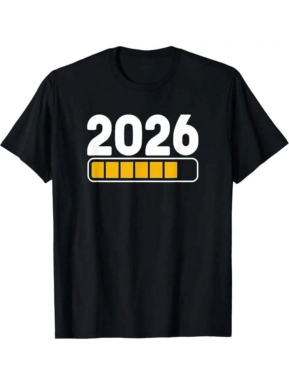 2026 Year Loading Bar Tee Cool Progress Graphic Upcoming Class ...