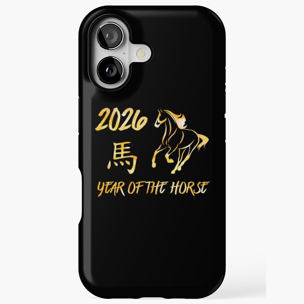 2026 Year Of The Horse Zodiac Phone Case 17 16 15 14 13 12 11 Pro Max ...