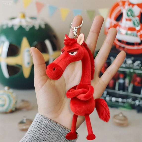 2026 Year Of The Hourse Plush Mascot Doll Keychain Pendant High-Quality ...