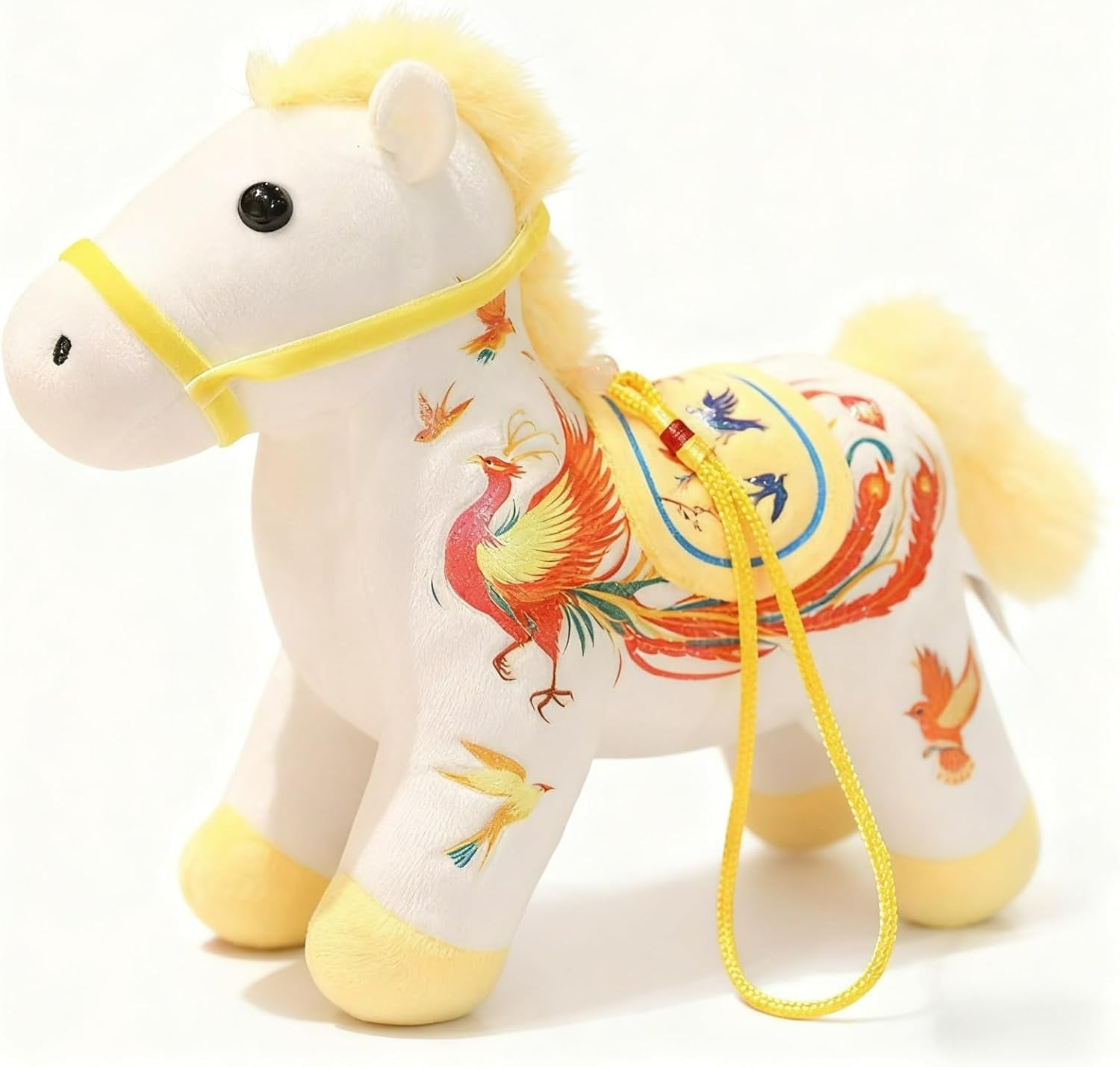 2026 Year of The Horse Plush Figurine Horse Mascot Ornament Zodiac ...