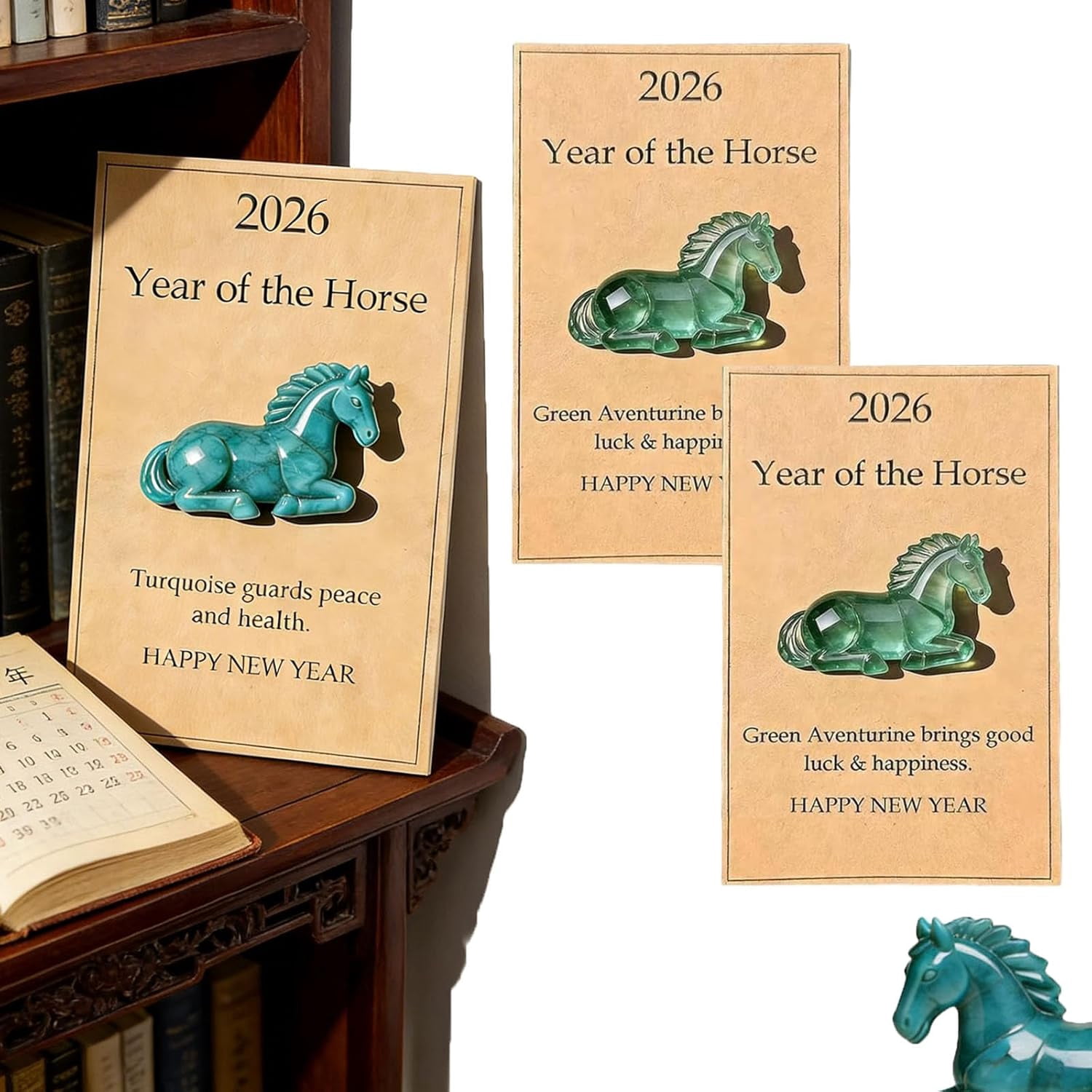 2026 Year of The Horse Turquoise, 2026 Year of The Horse: Turquoise ...
