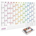 2026 Full Year Large Desk Calendar Includes Monthly Goal Notes ...