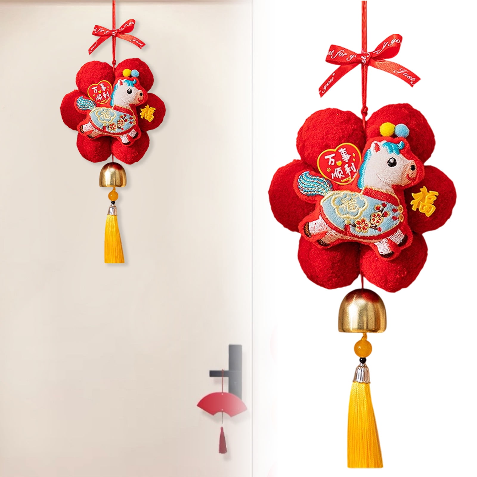 2026 Years of The Horse Spring Festival Pendant, Pony Hanging ...