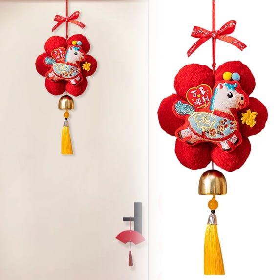 2026 Years of The Horse Spring Festival Pendant, Pony Hanging ...