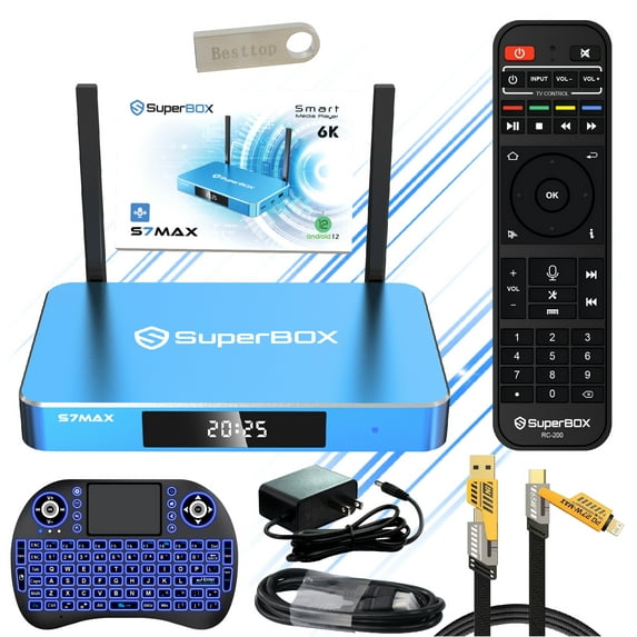 2026 latest Superbox S7 Max Fully Loaded, Smart Super Box S7max with ...