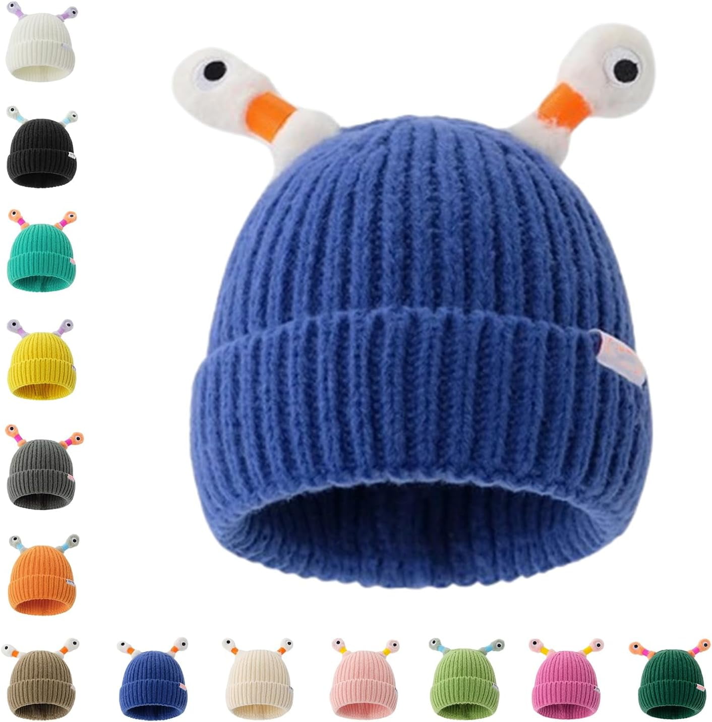 2026 new Glowing Little Monster Knit Hat– Cute Tentacle Beanie with ...