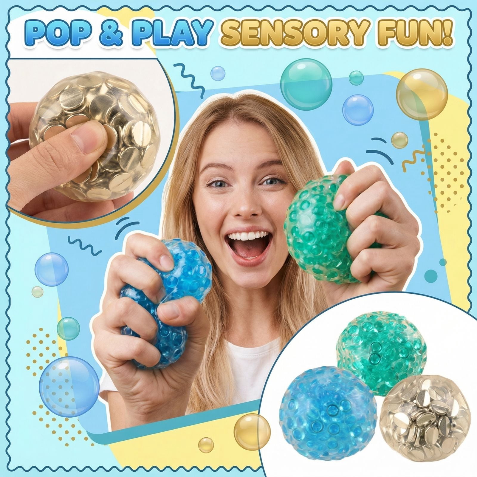 2026 new Silicone Sensory Fidget, Fidget for Adults, Stress Relief toys ...