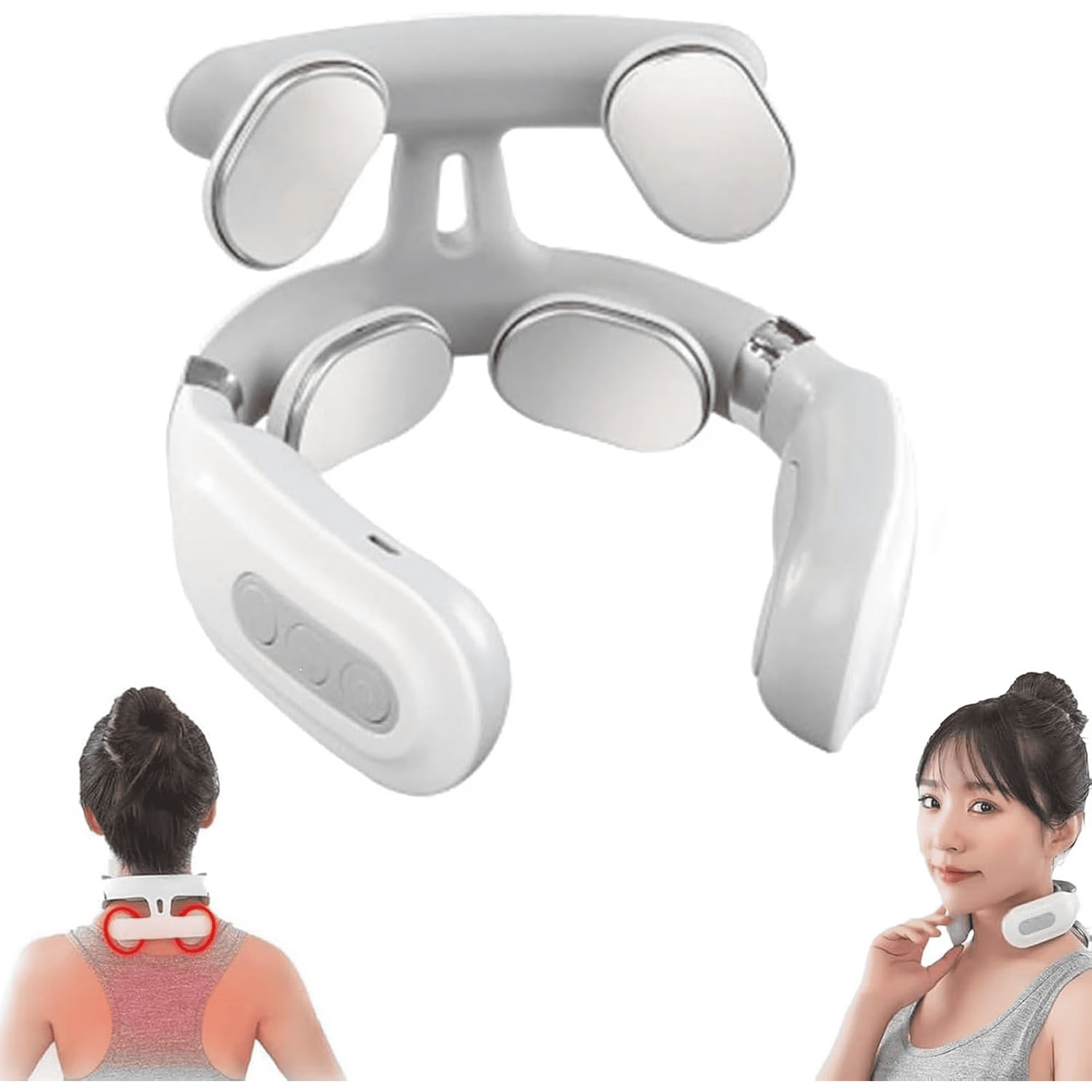 2026 new Vitality Magic Pro 2.0 Electric Neck Massager - 4 Heads, Heat ...