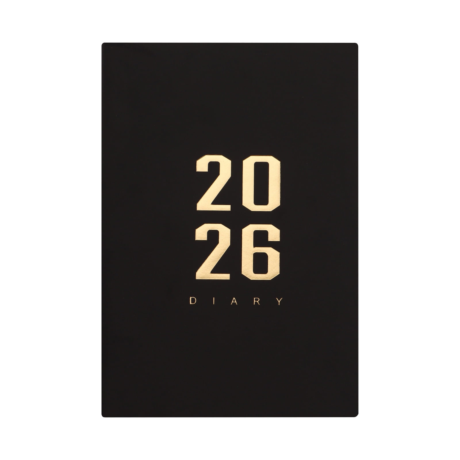 2026 planner 2026 Planner A5 Dated Schedule Organizer Black Faux ...