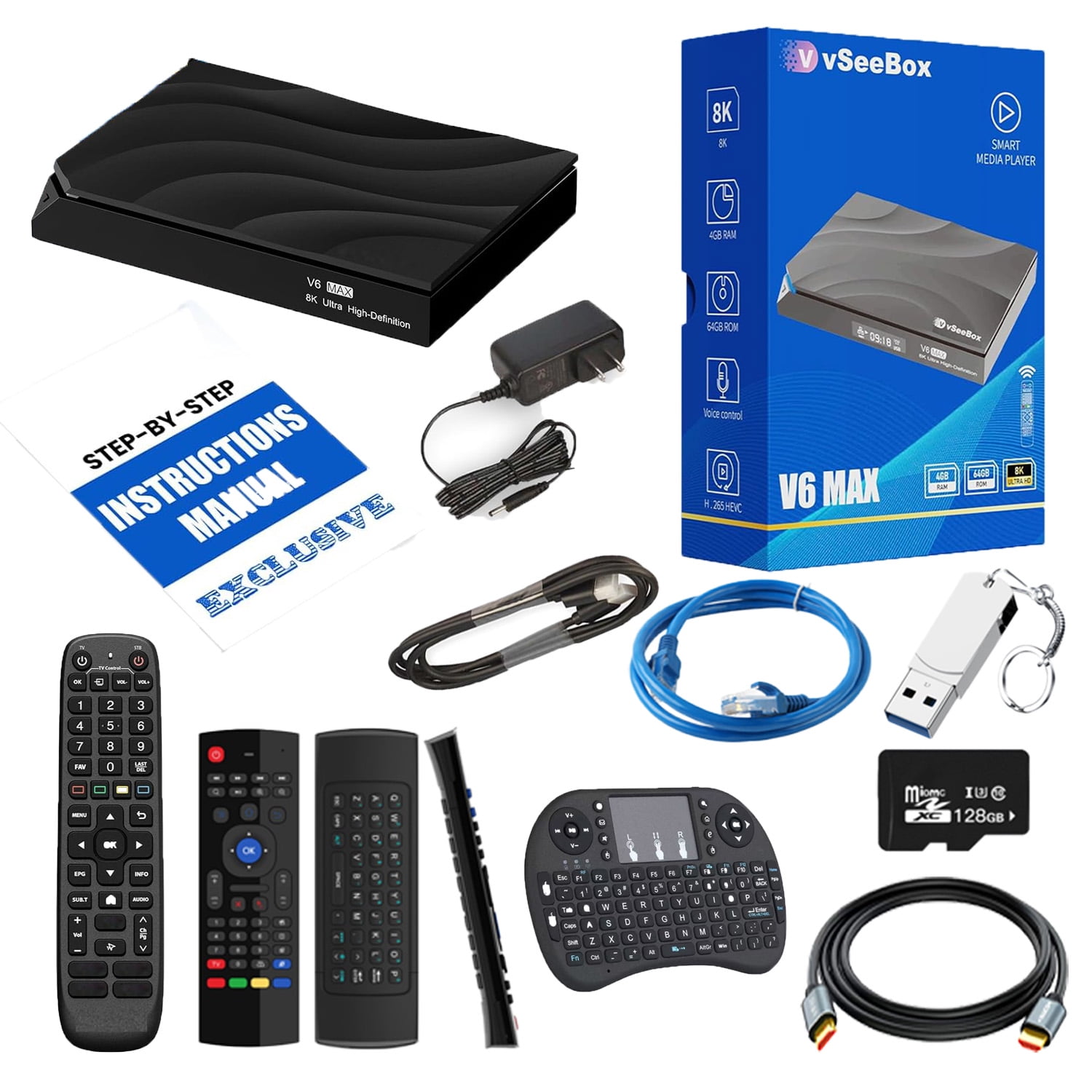 2026 vSeeBox V6 Max 2026 New Max Version Kit - Walmart.com