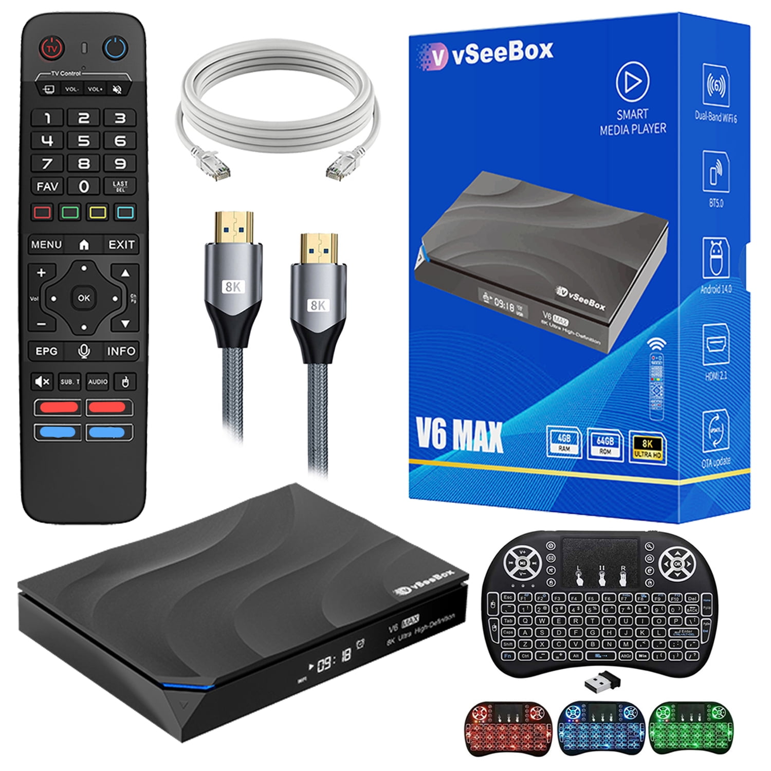 2026 vSeebox V6 Max New-est Version Android 14 TV box technology,with ...