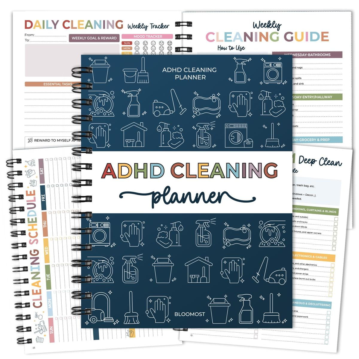 2026 version | ADHD Cleaning Planner - Cleaning Schedule and Checklist ...
