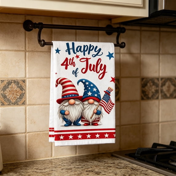 2026New Cleaning ClothsPatriotic Themed Kitchen Towels Independence Day ...