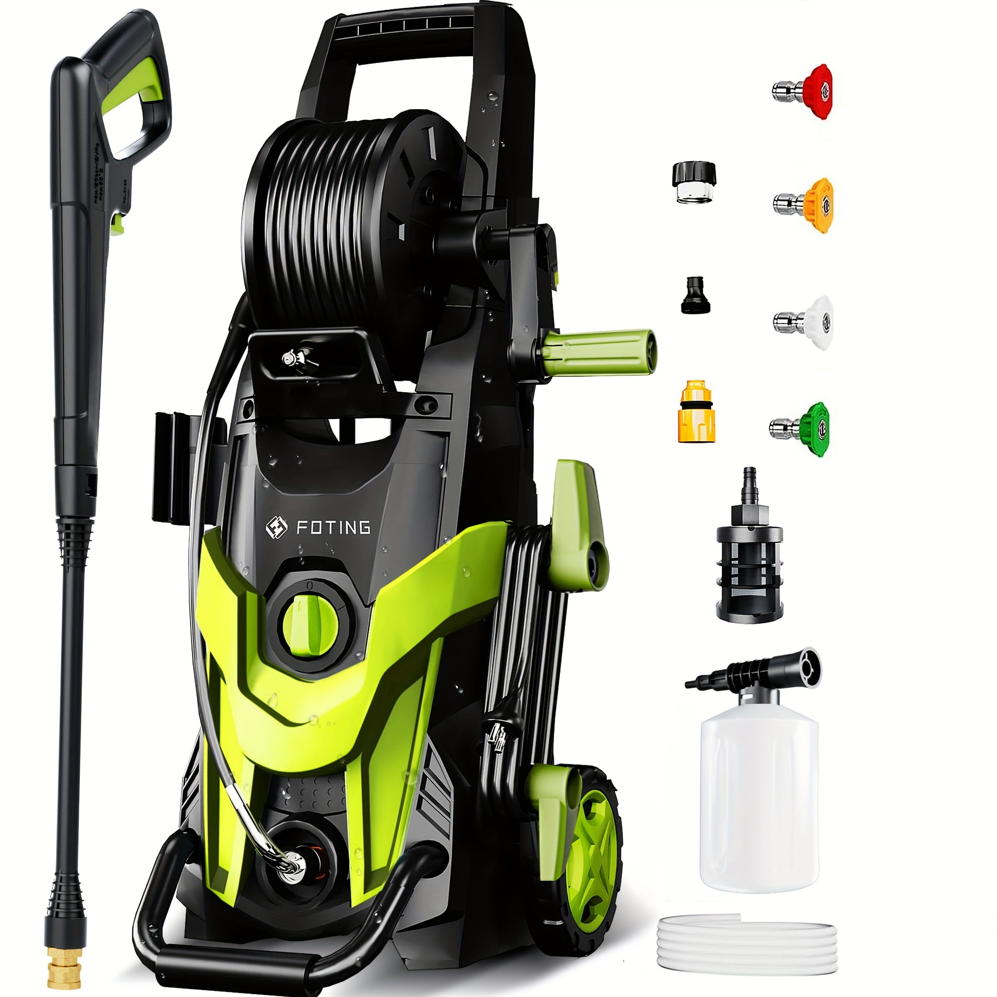 2026New Electric Pressure Power Washer 4500PSI With 4 Quick Connect ...