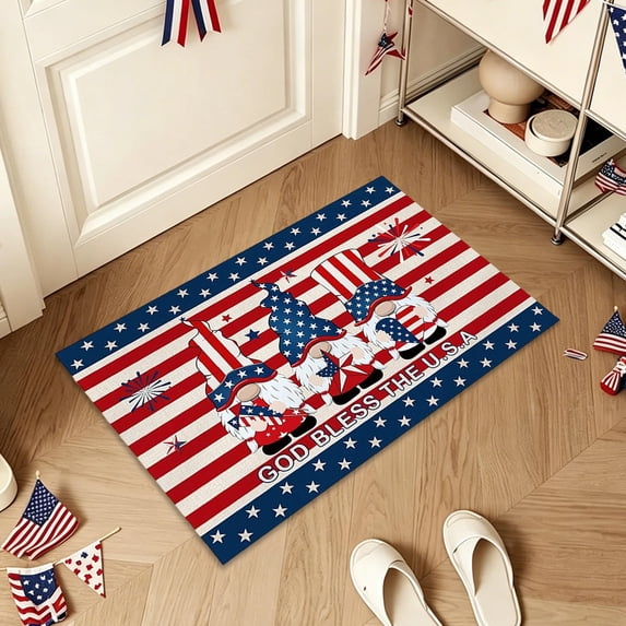 2026New Foot CushionsIndependence Day The US Floor Mat Patriotic Flag ...