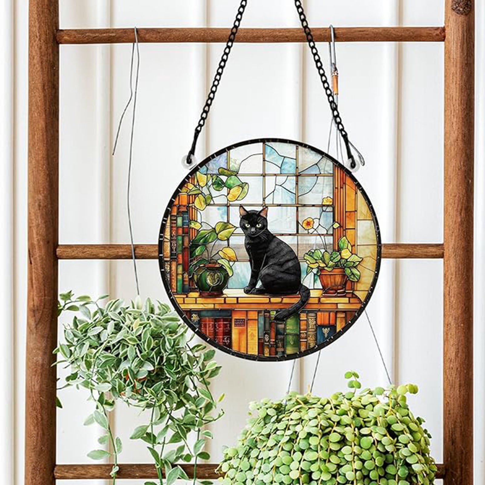 2026New Hanging OrnamentsAcrylic Light Capture Bookshelf Garden Hanging ...