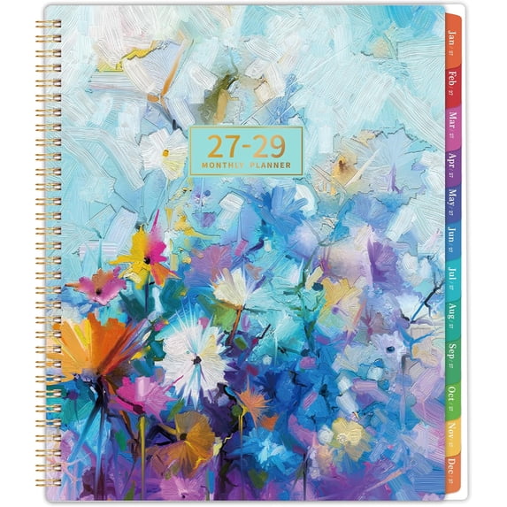 2027-2029 Monthly Planner - Jan 2027 - Dec 2029, 3 Year Monthly Planner ...