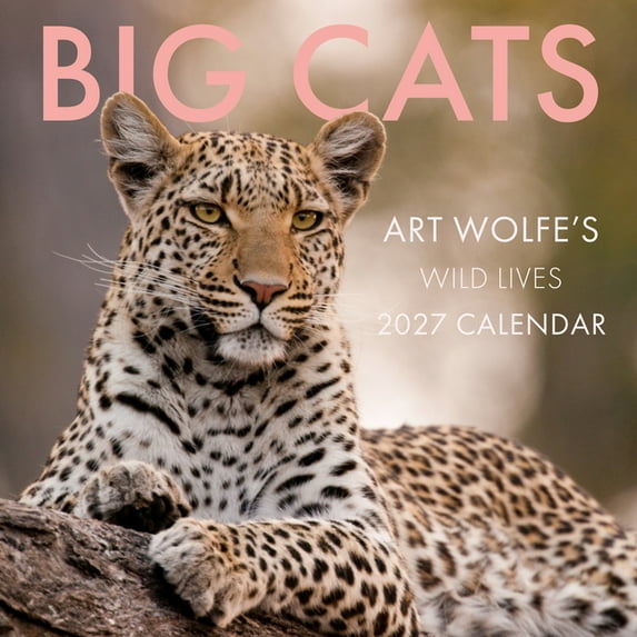 2027 Big Cats Wall Calendar: Art Wolfe's Wild Lives, (Paperback ...