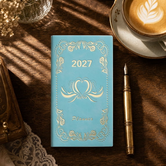 2027 Daily Planner Notebook, Portable Weekly Monthly Schedule Organizer ...