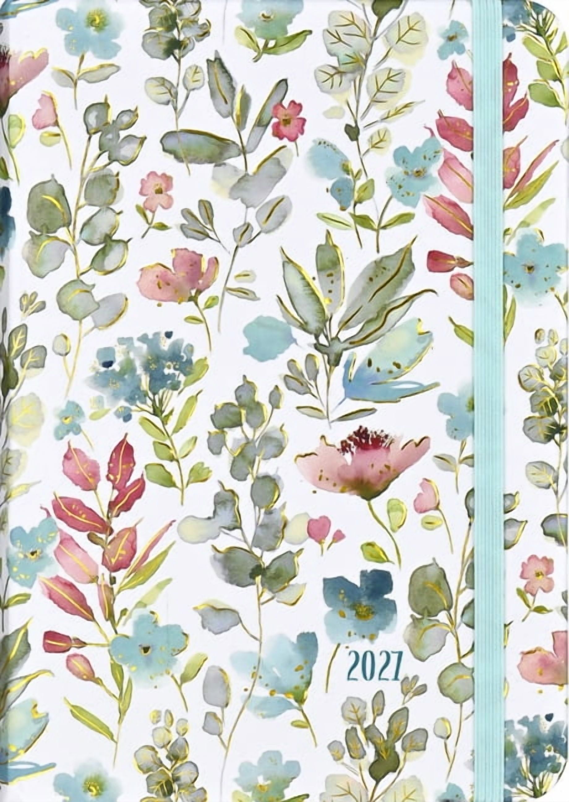2027 Floral Watercolor Weekly Planner (16 Months, Sept 2026 to Dec 2027 ...