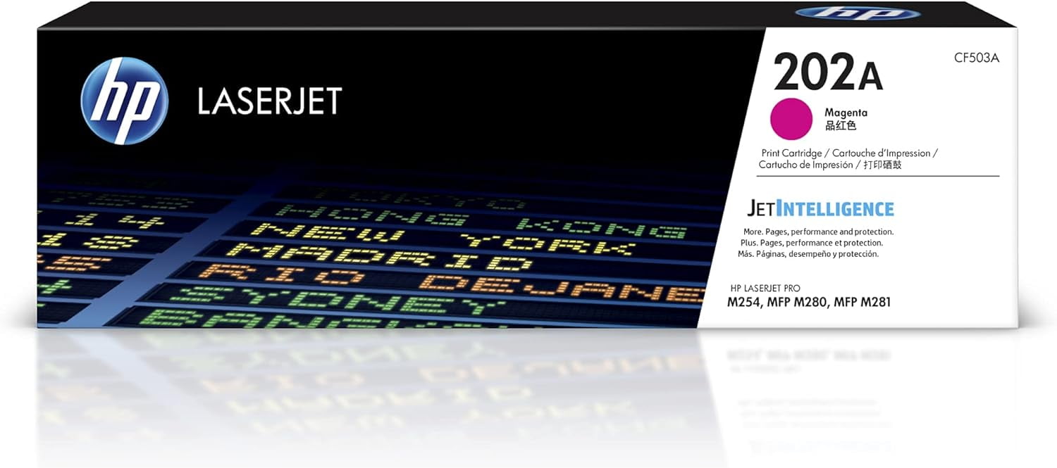 202A Magenta Toner Cartridge | Works with Color LaserJet Pro M254 ...